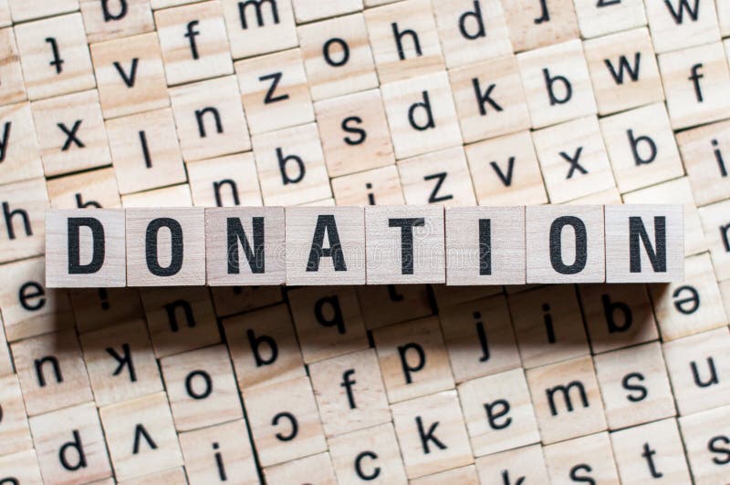 Donation word concept stock photo. Image of assistance - 156294908