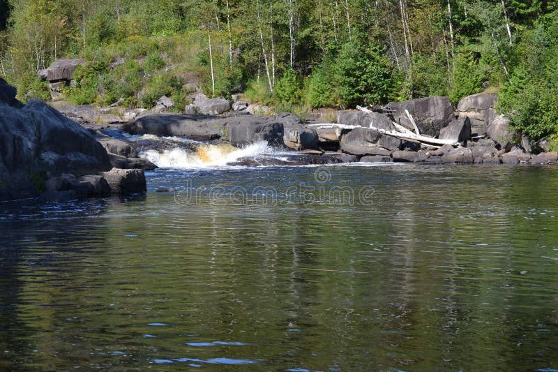 Doncaster River in Sainte-Adele, Quebec, Canada Stock Photo - Image of ...