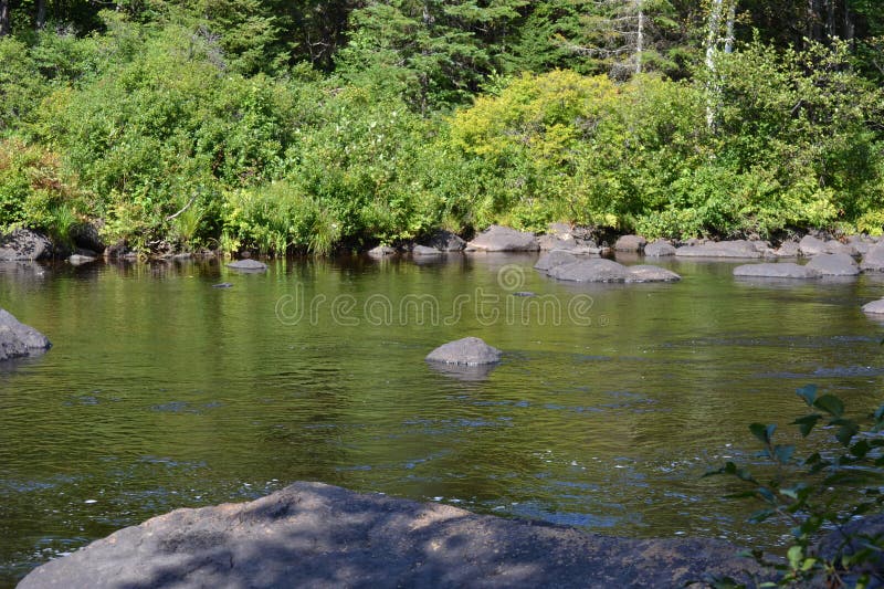 Doncaster River in Sainte-Adele, Quebec, Canada Stock Image - Image of ...
