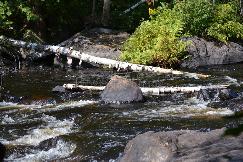 Doncaster River in Sainte-Adele, Quebec, Canada Stock Photo - Image of ...