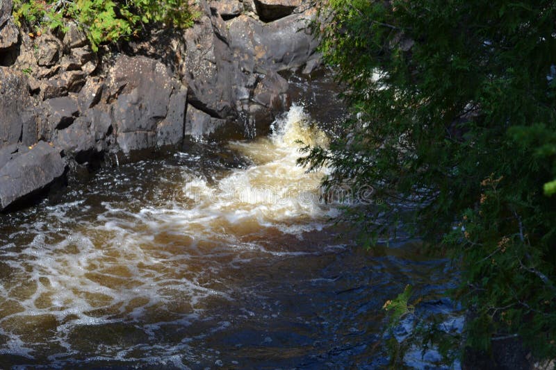 Doncaster River in Sainte-Adele, Quebec, Canada Stock Image - Image of ...