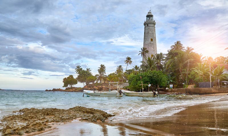 DONDRA,SRI-LANKA/JANUARY 30,2017: the Old Lighthouse Editorial Stock ...