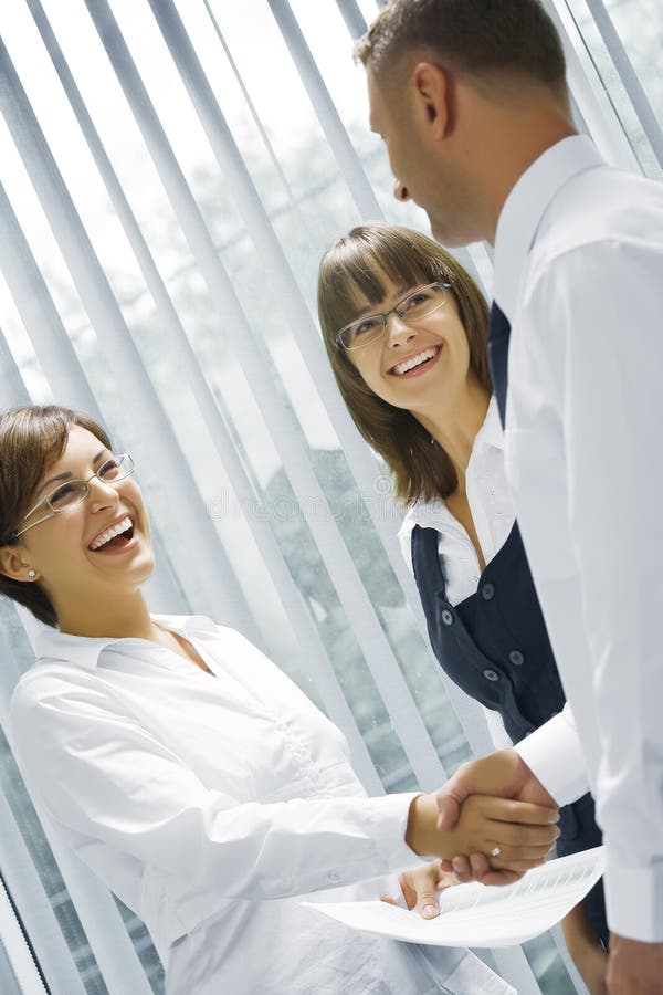 Done stock photo. Image of lady, partnership, businessgroup - 10833588