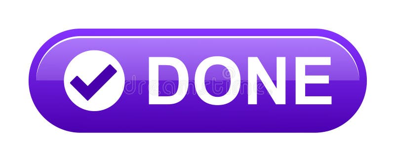 Done button stock vector. Illustration of banner, background - 149087247