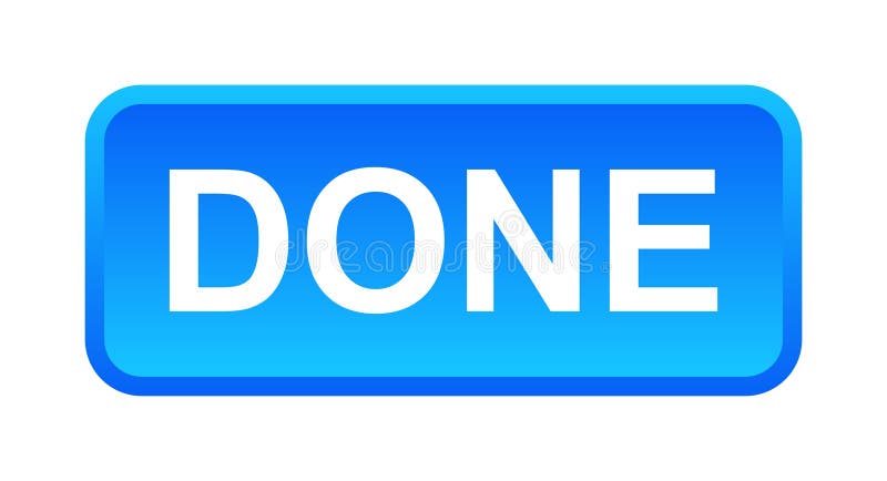 Done Stock Illustrations – 32,027 Done Stock Illustrations, Vectors ...