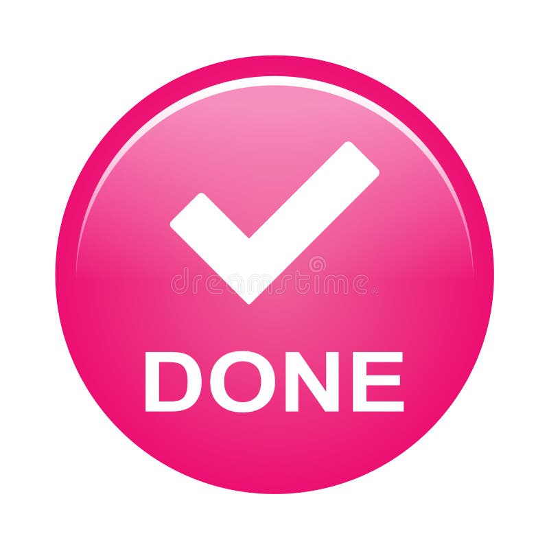 Done button stock vector. Illustration of computer, graphic - 149088208