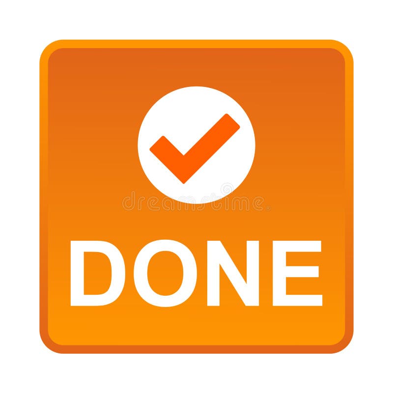 Done button stock vector. Illustration of approve, graphics - 149088526