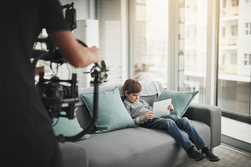 We are almost Done. Behind the Scenes Over the Shoulder Shot of an ...