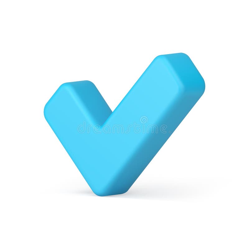 Checkmark Blue Circle Button Approved Acceptance Checkbox Confirmation ...
