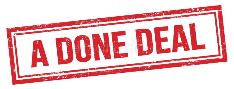 Done deal stock illustration. Illustration of render - 31787175