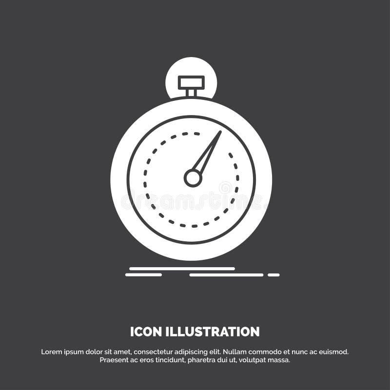 Done, Fast, Optimization, Speed, Sport Icon. Glyph Vector Symbol for UI ...