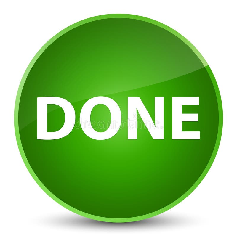 Done green square button stock illustration. Illustration of square ...