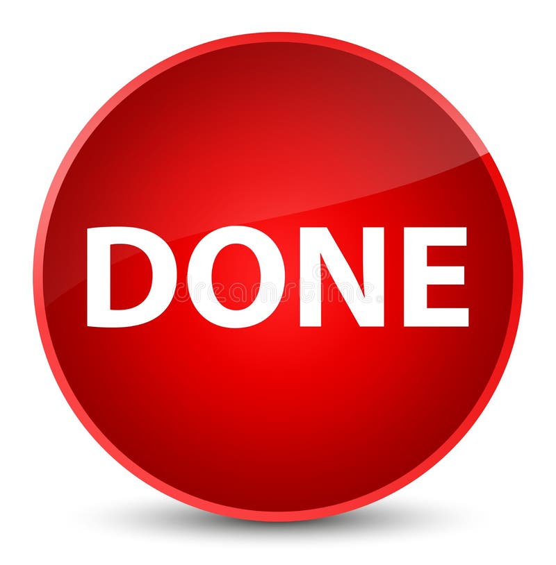 Done Elegant Green Diamond Button Stock Illustration - Illustration of ...