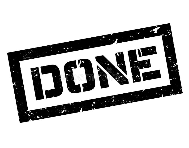 Done rubber stamp stock vector. Illustration of rubberstamp - 85484263