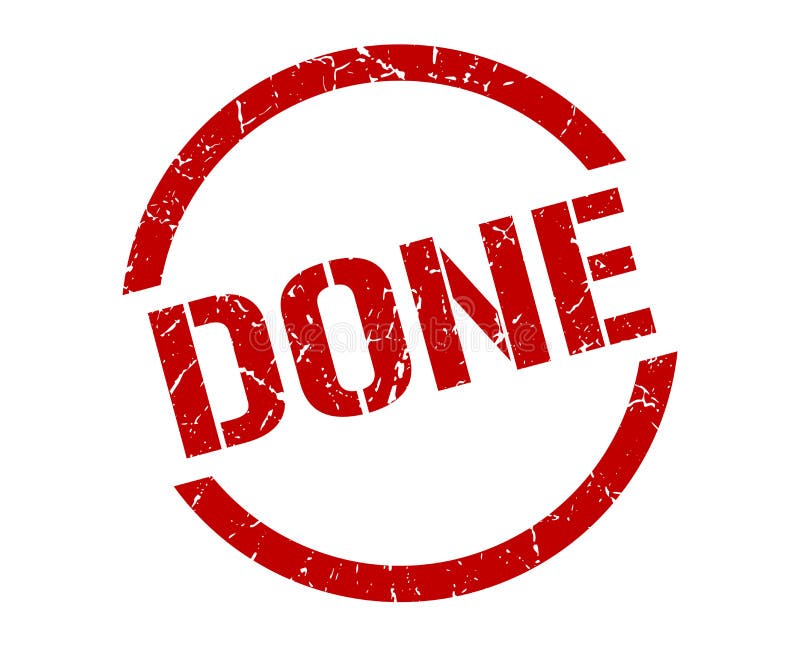 Done stamp stock vector. Illustration of grunge, isolated - 136943931