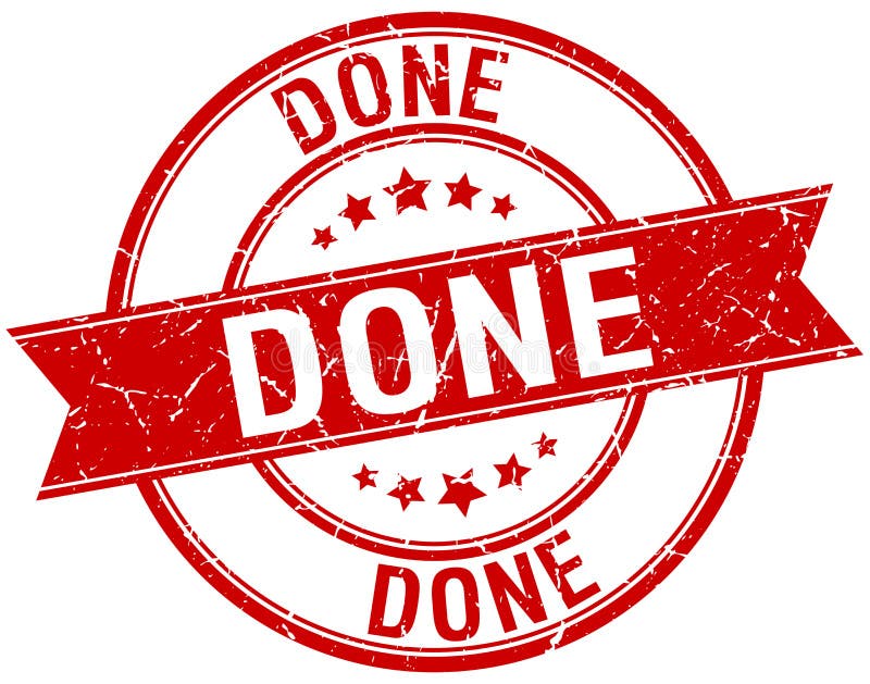 Done stamp stock vector. Illustration of banner, insignia - 120829940