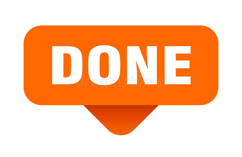 Done Transparent Background Stock Illustrations – 777 Done Transparent ...