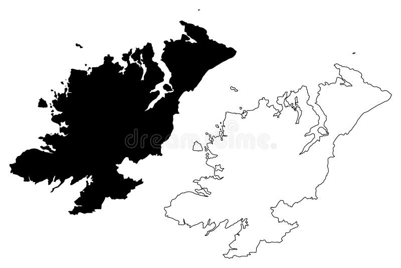 Donegal County Council Republic of Ireland, Counties of Ireland Map ...