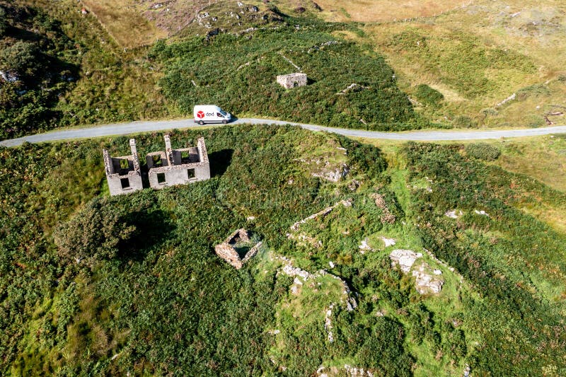Donegal, Ireland - September 07 2021 : DPD Van Driving on the Coastal ...