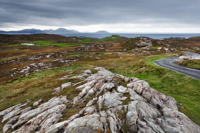 Donegal rugged landscape stock photo. Image of coast - 39700134