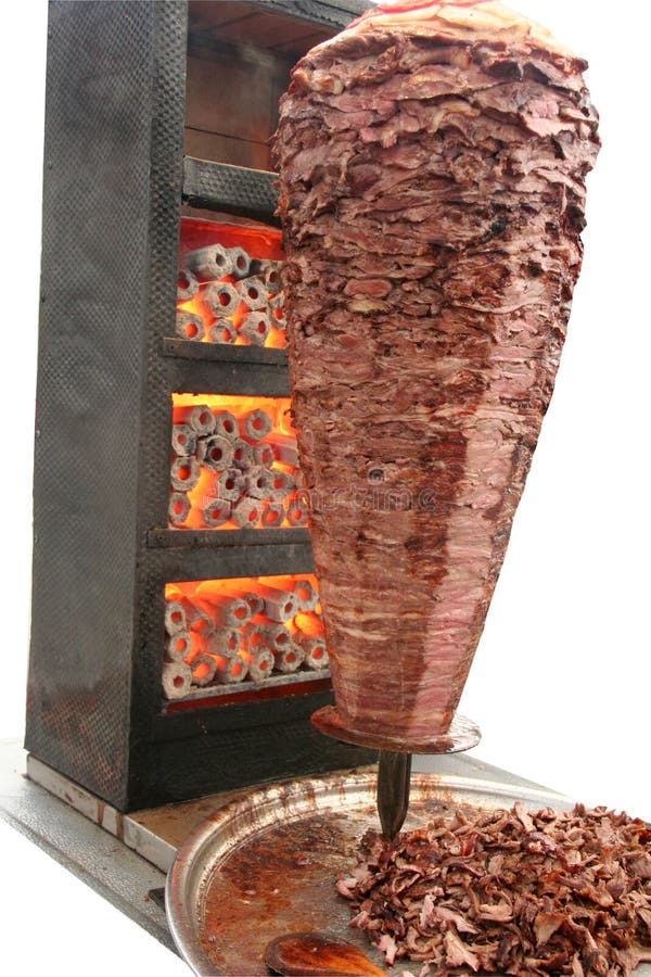 Doner Kebab stock photo. Image of chicken, beef, grill - 25777574