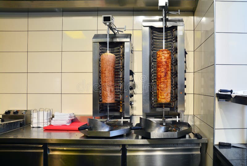 Doner kebab stock image. Image of roast, turkish, chicken - 56479927