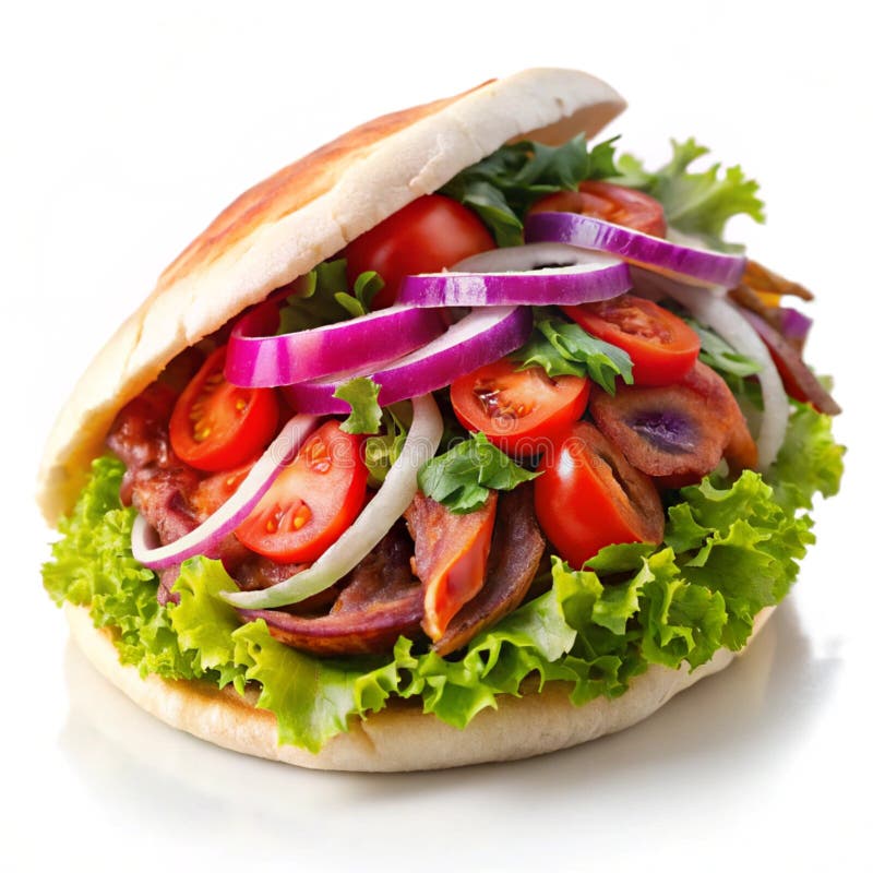 Kebab Isolated Coloring Page for Kids Stock Vector - Illustration of ...