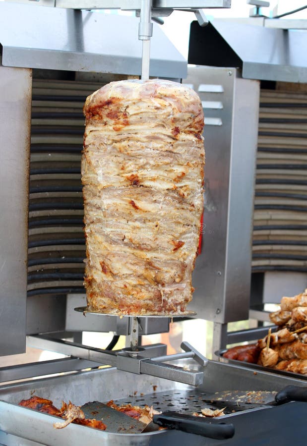 Doner KEBAB meat cooked stock photo. Image of beef, ankara - 45913680