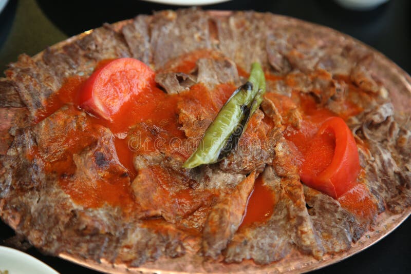 Doner Kebab with Tomato Sauce Stock Photo - Image of cuisine, freshness ...