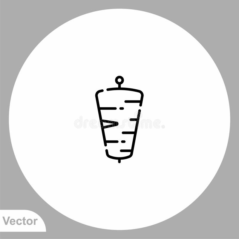 Doner Symbol Stock Illustrations – 1,140 Doner Symbol Stock ...