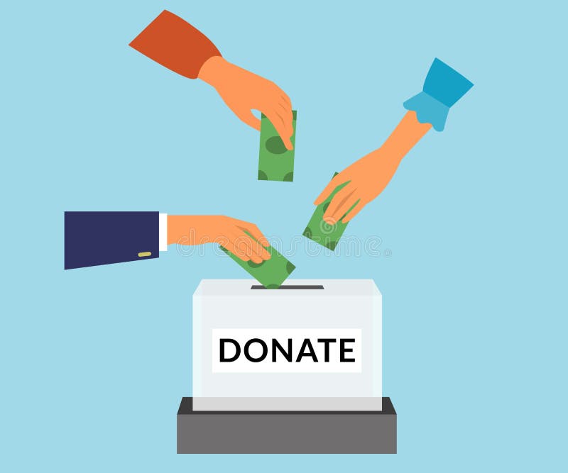 Donera illustrationen vektor illustrationer. Illustration av bankirer ...