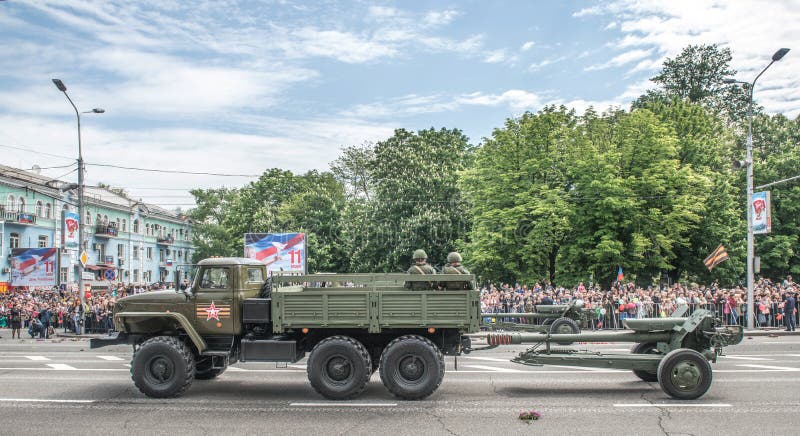 Donetsk People Republic. 2016, May 9. Editorial Stock Photo - Image of ...