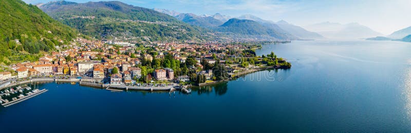 Dongo Village on Como Lake, Italy Stock Image - Image of lake, european ...