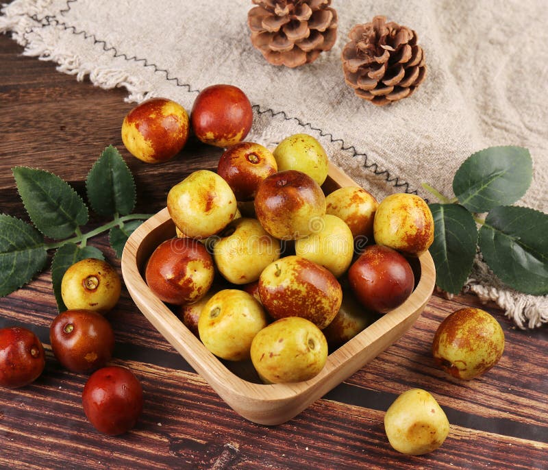 Dongzao, fresh jujube. stock image. Image of amaranthus - 198288259