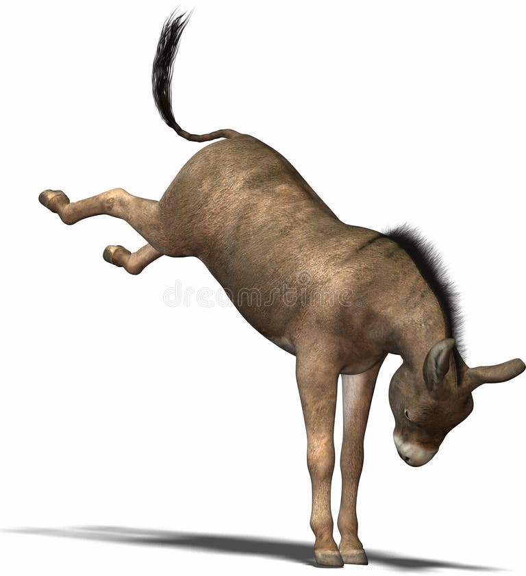 Kicking Donkey Stock Illustrations – 112 Kicking Donkey Stock ...