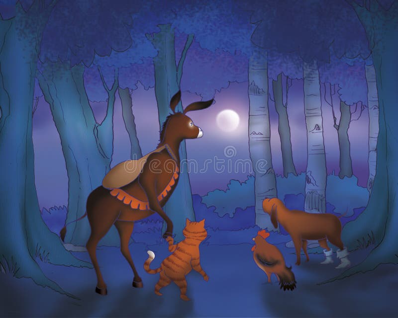 Cat Rooster Donkey Dog Stock Illustrations – 956 Cat Rooster Donkey Dog ...