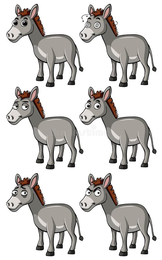 Dizzy Donkey Stock Illustrations – 5 Dizzy Donkey Stock Illustrations ...