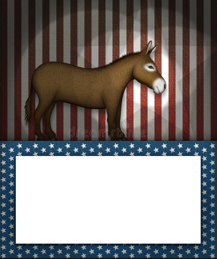 Donkey editorial image. Illustration of animal, democrat - 51116825