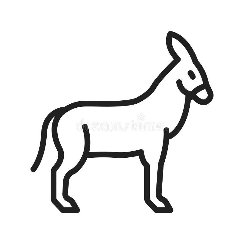 Donkey Icon Image. Suitable for Mobile Apps, Web Apps and Print Media ...