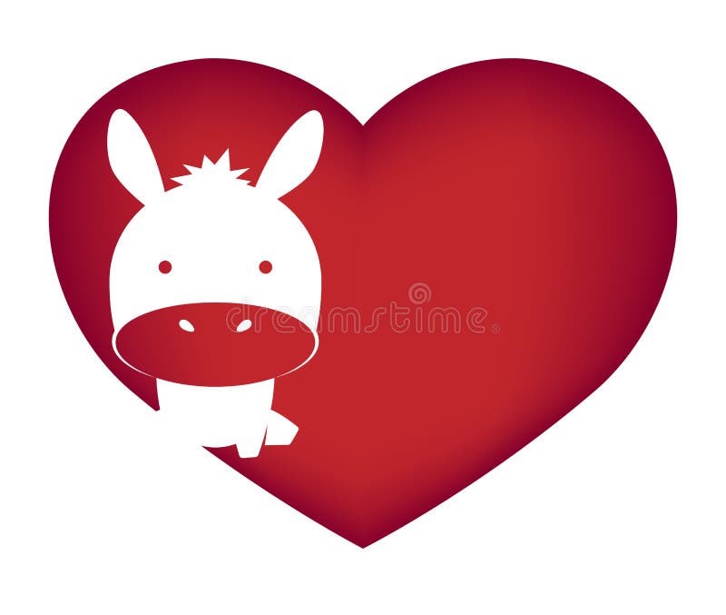 Donkey Heart Stock Illustrations – 347 Donkey Heart Stock Illustrations ...
