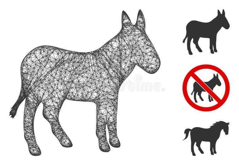 Mesh Donkey Stock Illustrations – 55 Mesh Donkey Stock Illustrations ...