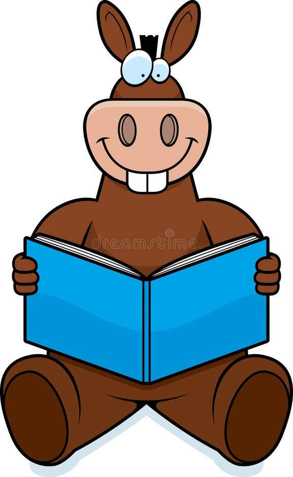 Donkey Reading Stock Illustrations – 239 Donkey Reading Stock ...