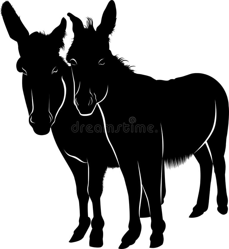 Donkeys Stock Illustrations – 2,555 Donkeys Stock Illustrations ...