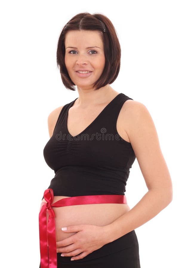 Donna incinta fotografia stock. Immagine di felice, bellezza - 3376952