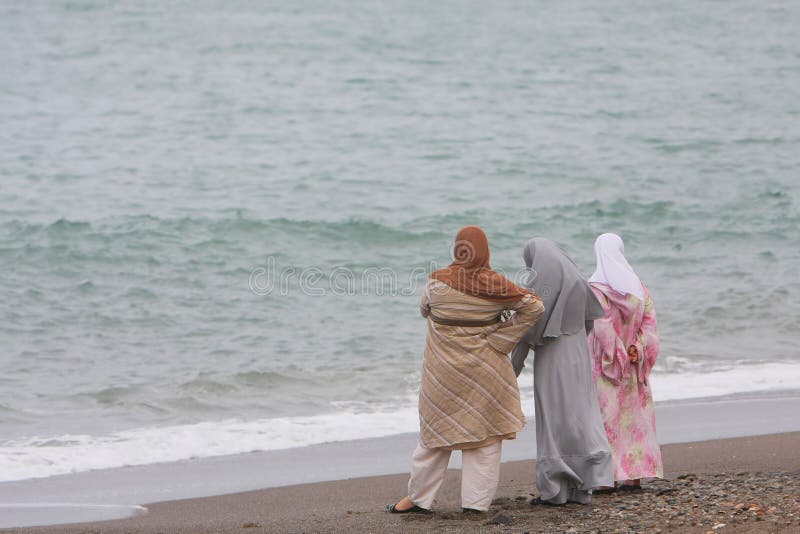 Donne Musulmane a Marrakesh Immagine Stock - Immagine di marrakesh ...