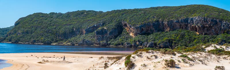 Donnelly River Mouth and Beach at Pemberton WA Stock Image - Image of ...