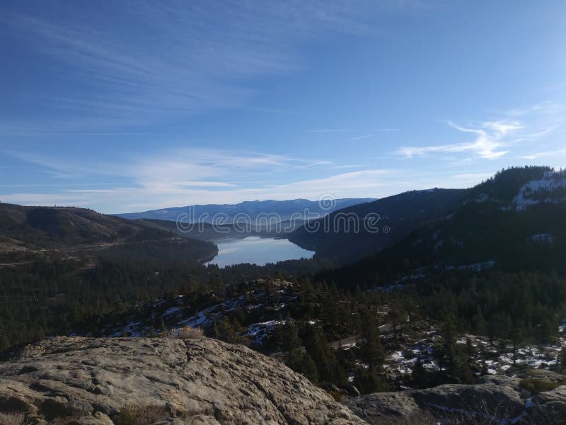 Donner Lake stock photo. Image of donner, scenery, forest - 158911204