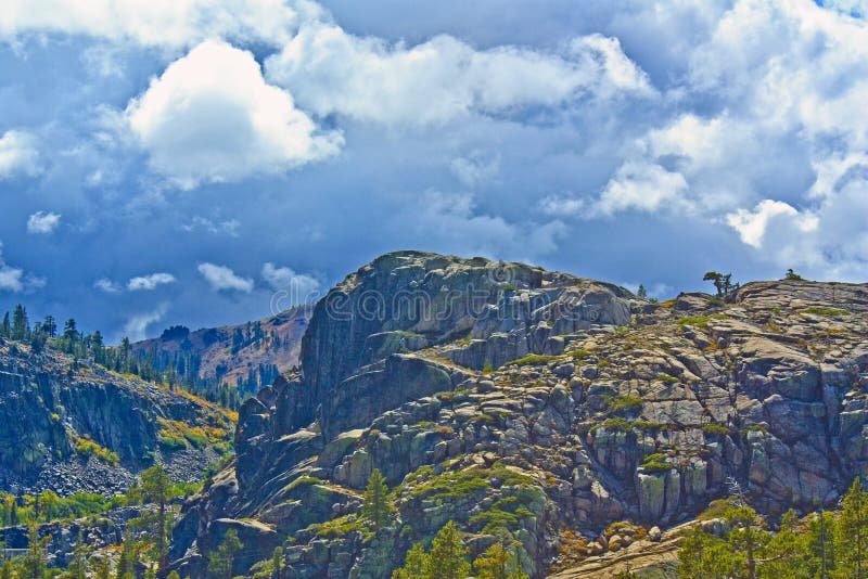 Donner Pass stock image. Image of crest, trees, california - 12170025