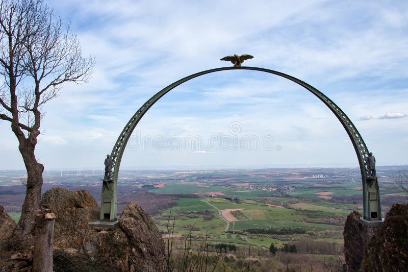 Tree next to Adlerbogen editorial photo. Image of overlooking - 291812471