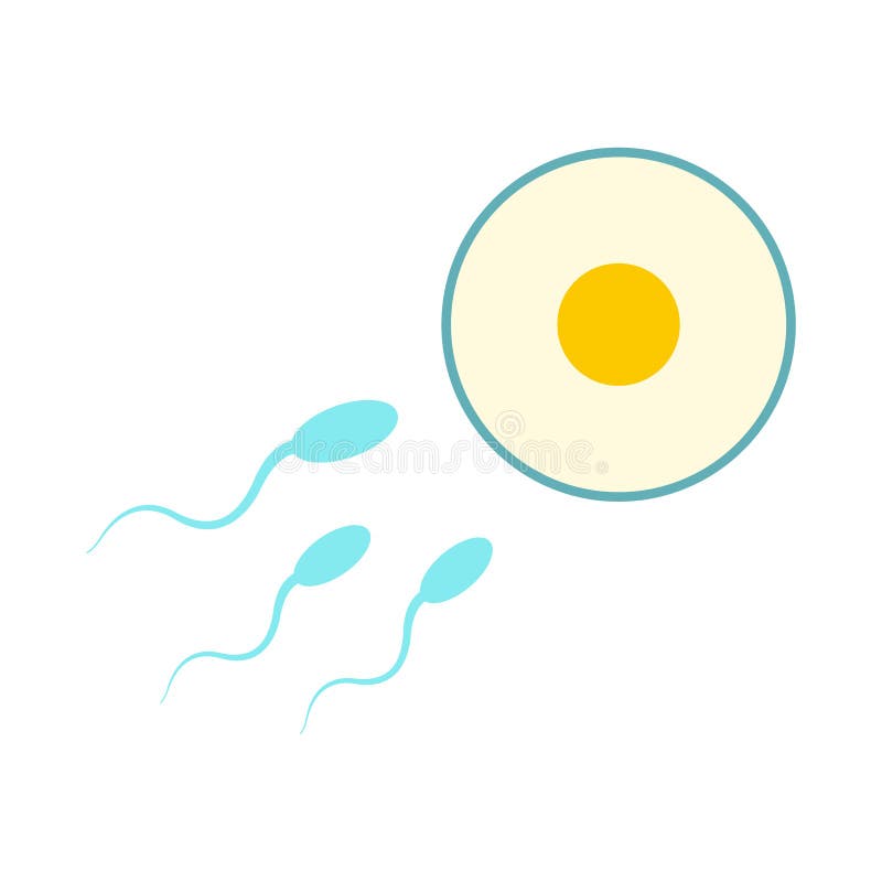 Donor Sperm Icons Set Hexagon Stock Vector - Illustration of experiment ...